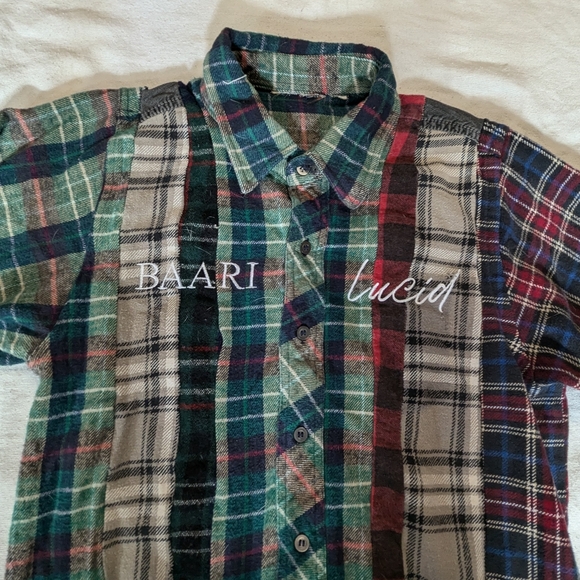 Baari | Shirts | Baari Lucid Distressed Flannel Shirt Size Small | Poshmark